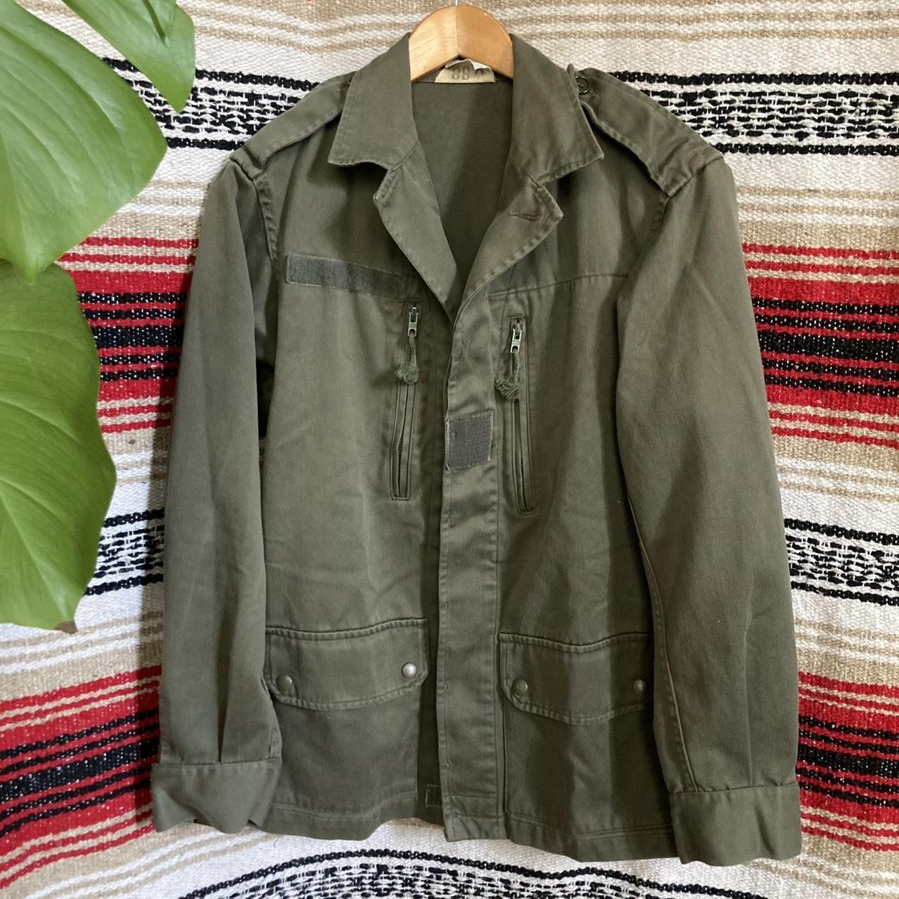 Authentic vintage military field jacket at your... - Depop