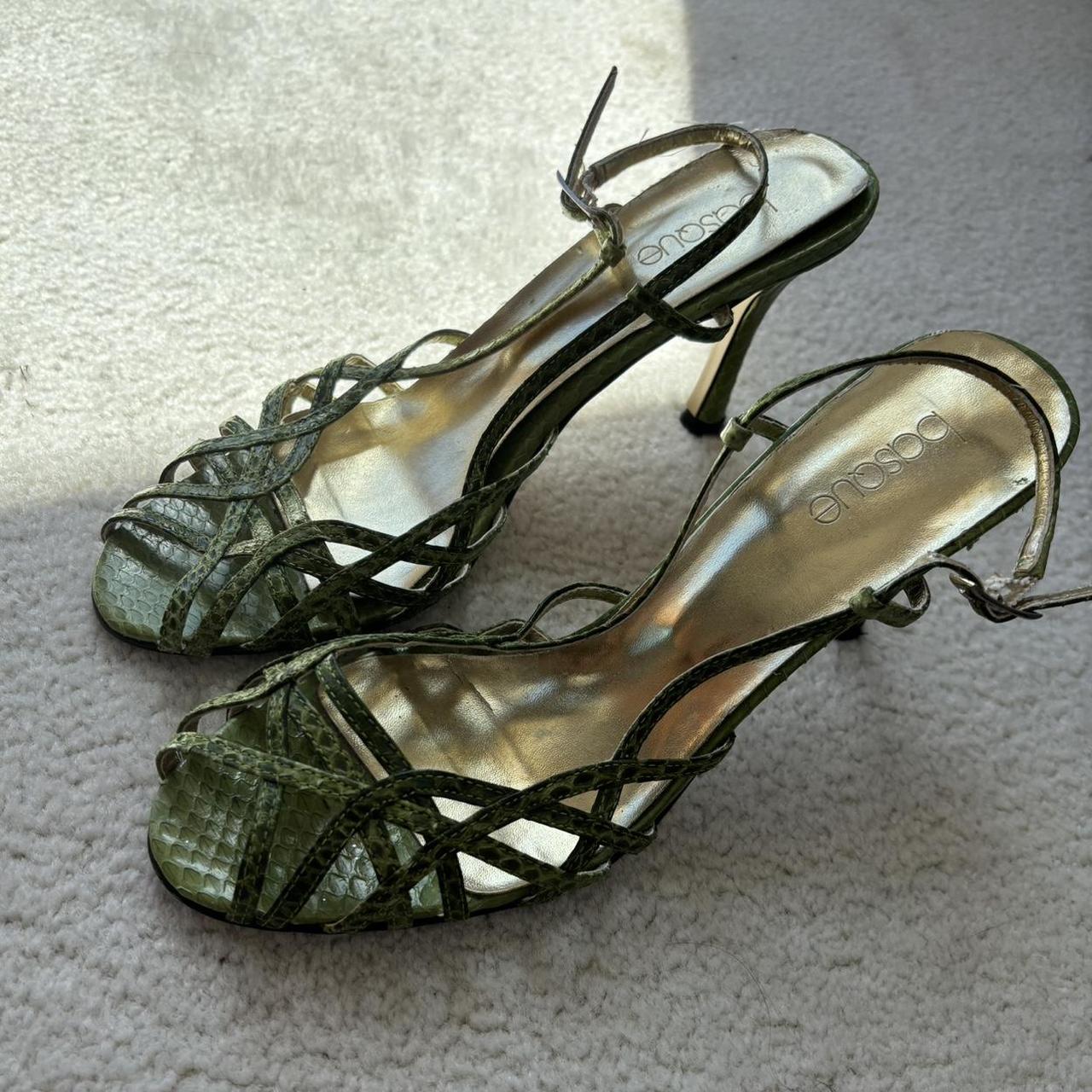 Vintage basque shoes🍒💚 Perfect for a a night out or... - Depop