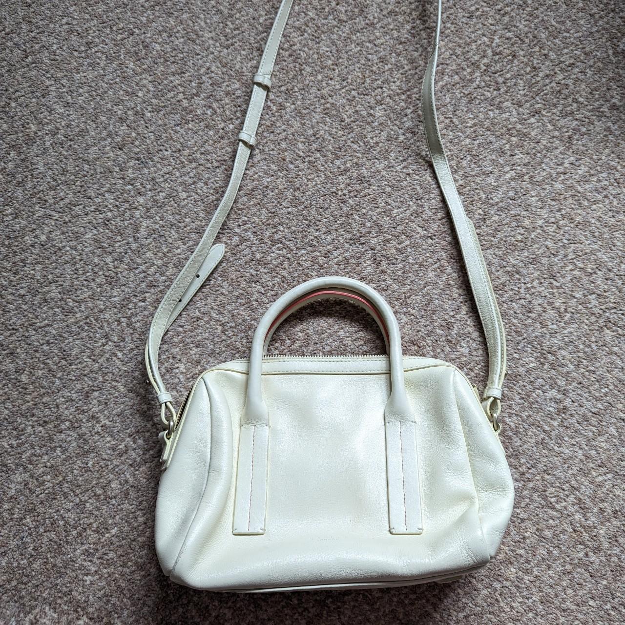 Radley Women's Cream and Pink Bag | Depop