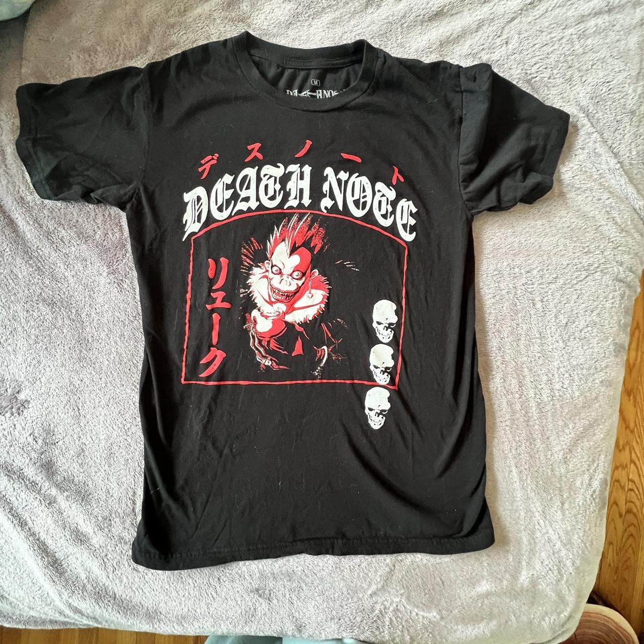 Size medium Death Note shirt Alternative emo anime - Depop