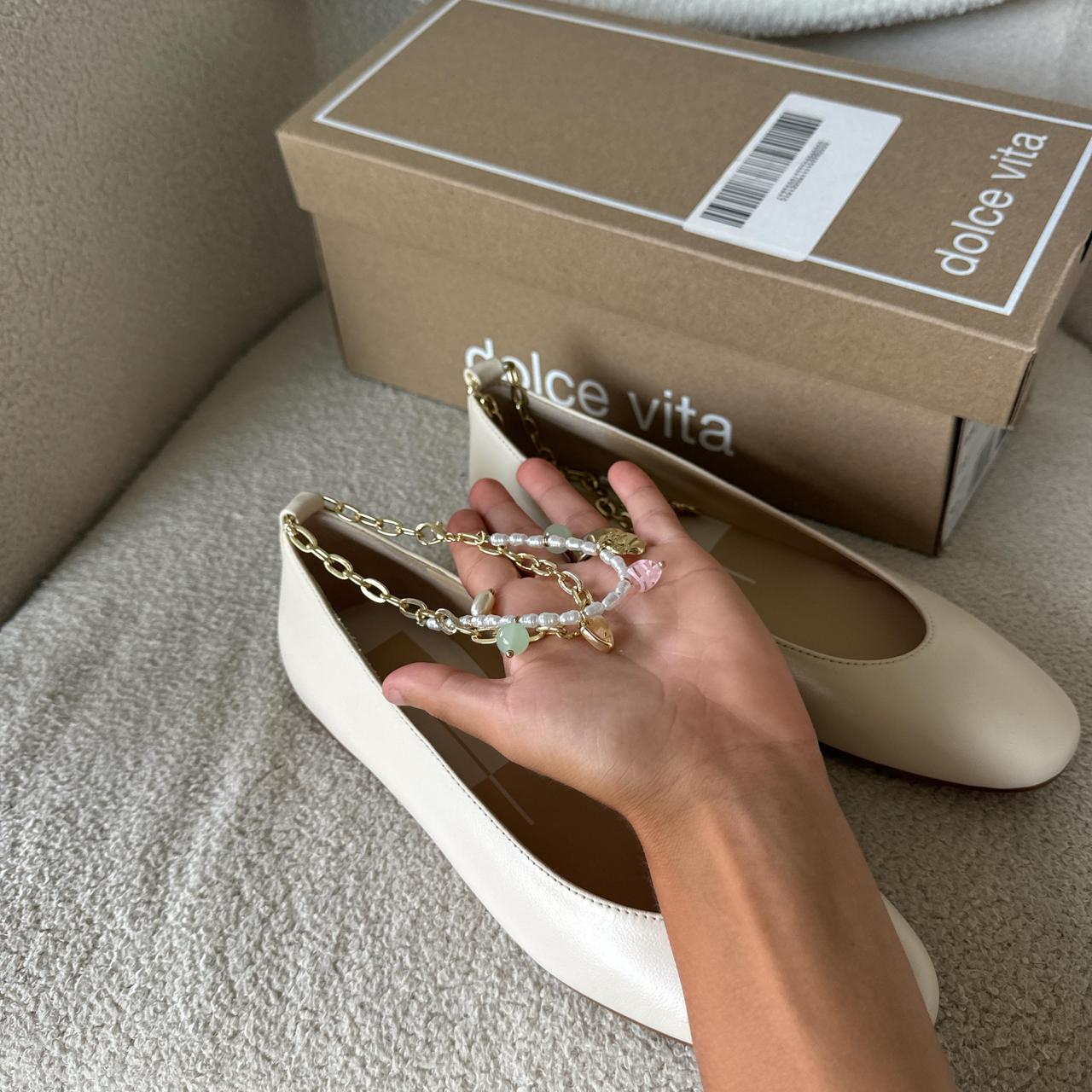 Dolce vita Baden ballet flats color bone size 7... | Depop