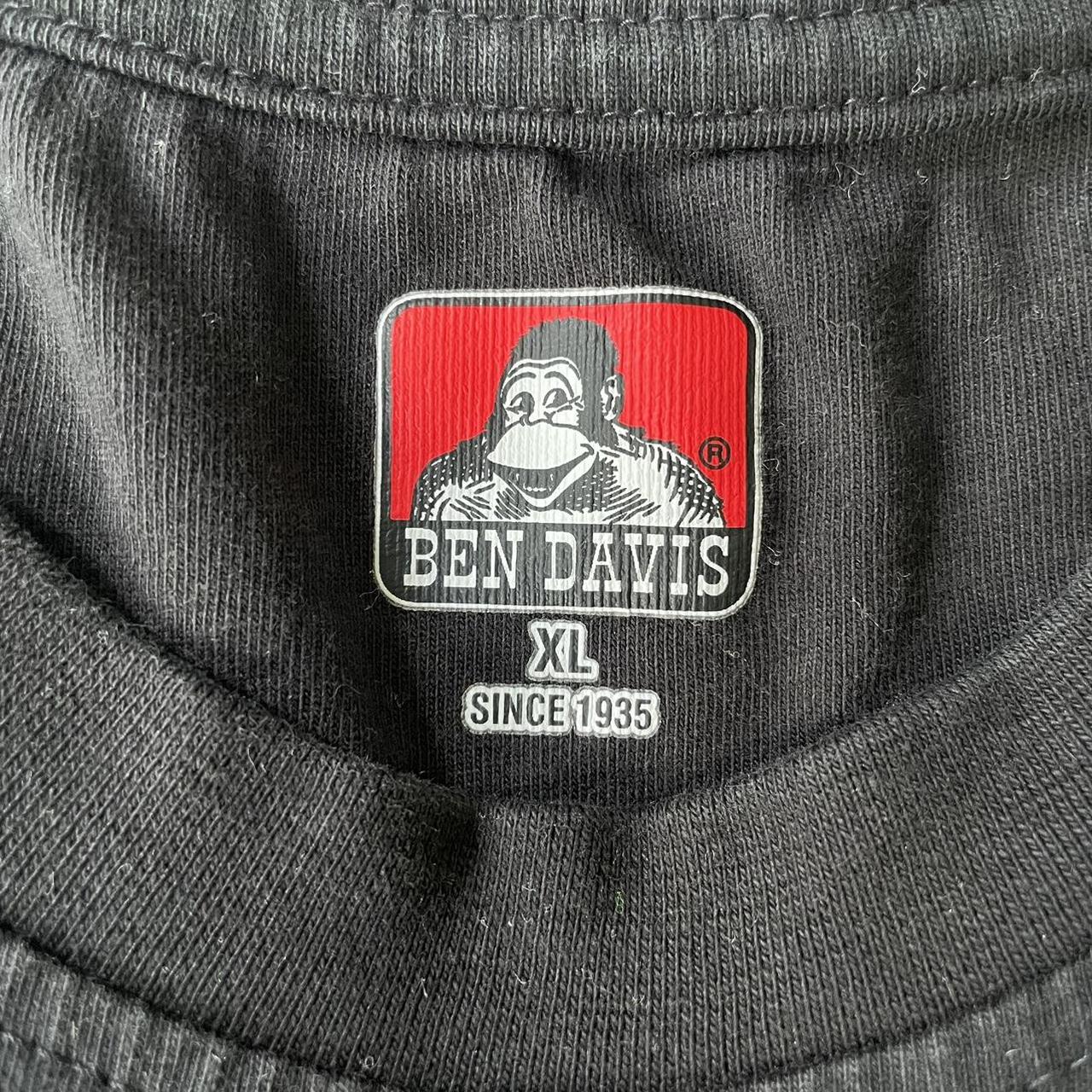 Ben Davis Classic Label Heavy Duty T-Shirt -Black,... - Depop