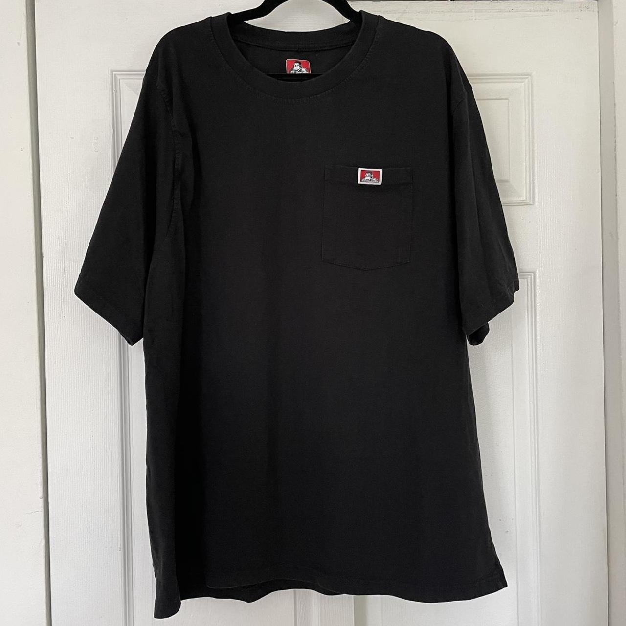 Ben Davis Classic Label Heavy Duty T-Shirt -Black,... - Depop