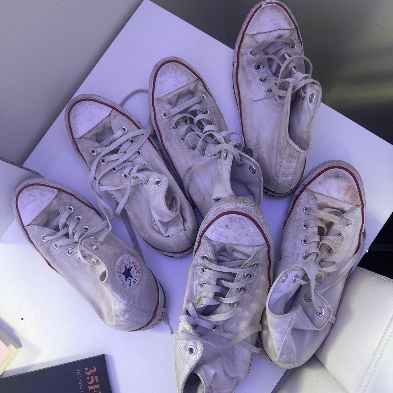 3 pairs of high top converses. You can make a... - Depop