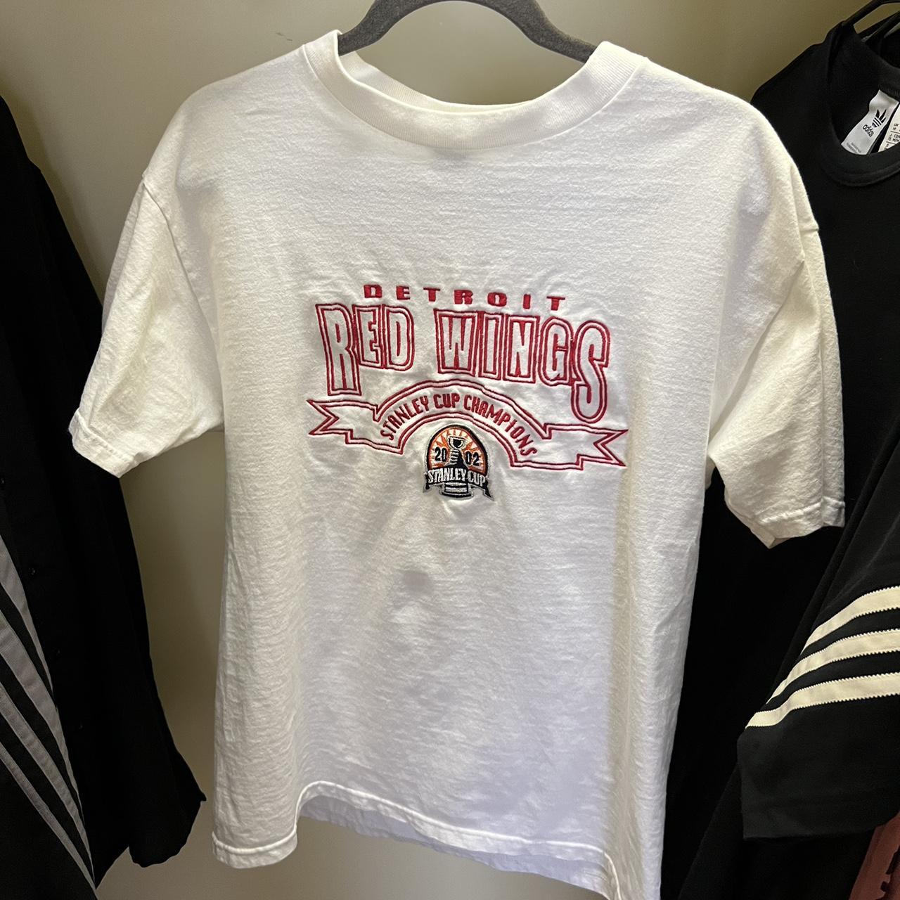 Vintage Y2K Detroit Red Wings T Shirt large /... - Depop