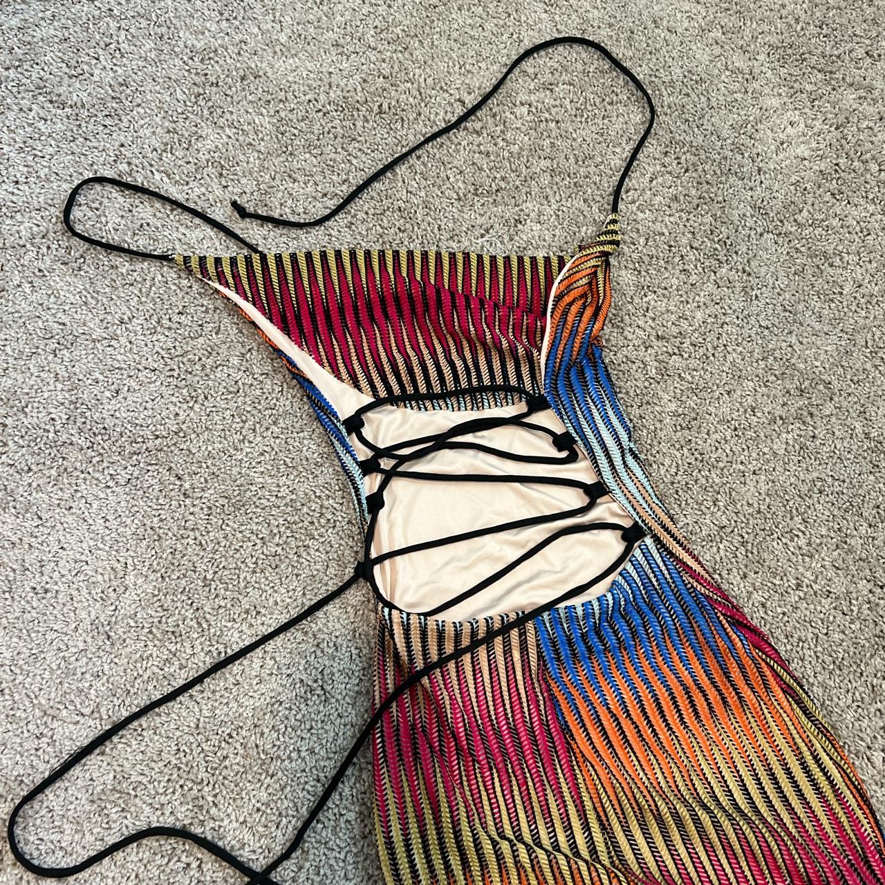 American Threads multicolor dress! - Depop