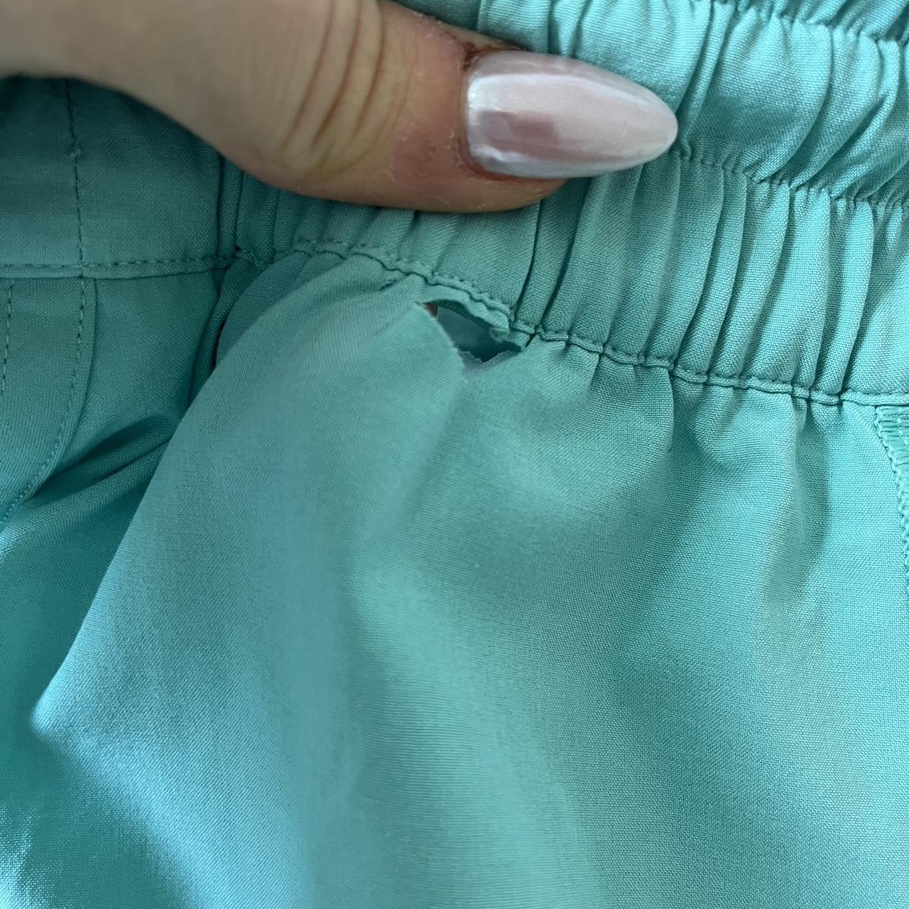 Lululemon Low Rise Hotty Hot Shorts In Turquoise Depop