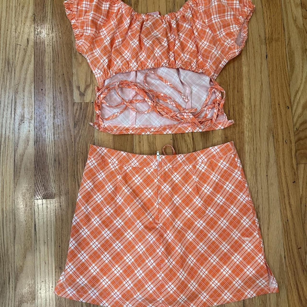 ISABELLA VRANA DAISY SET Two piece milkmaid top... - Depop
