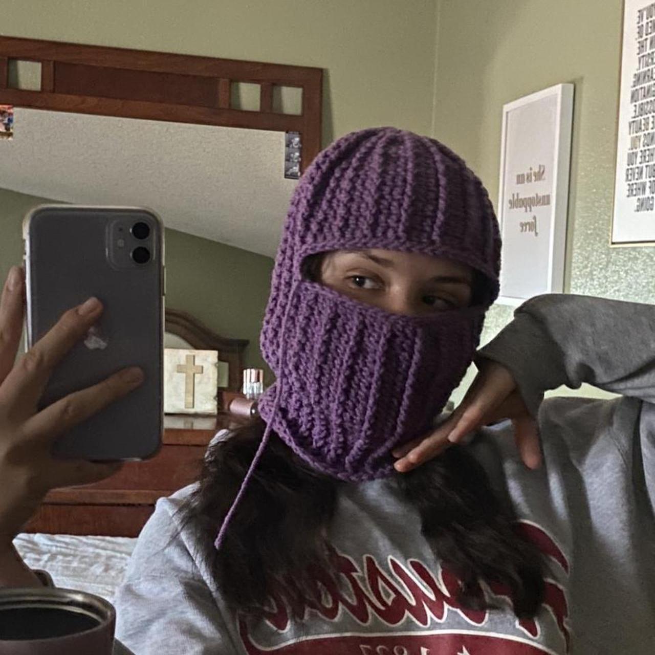 Purple balaclava - Depop