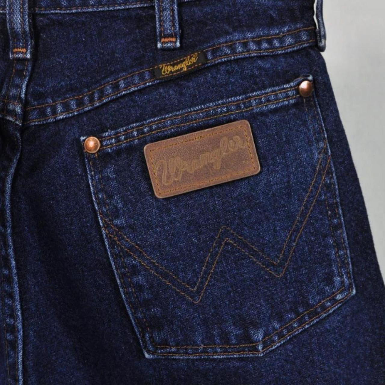 Vintage 1970s / 1980s WRANGLER jeans. High rise /... - Depop