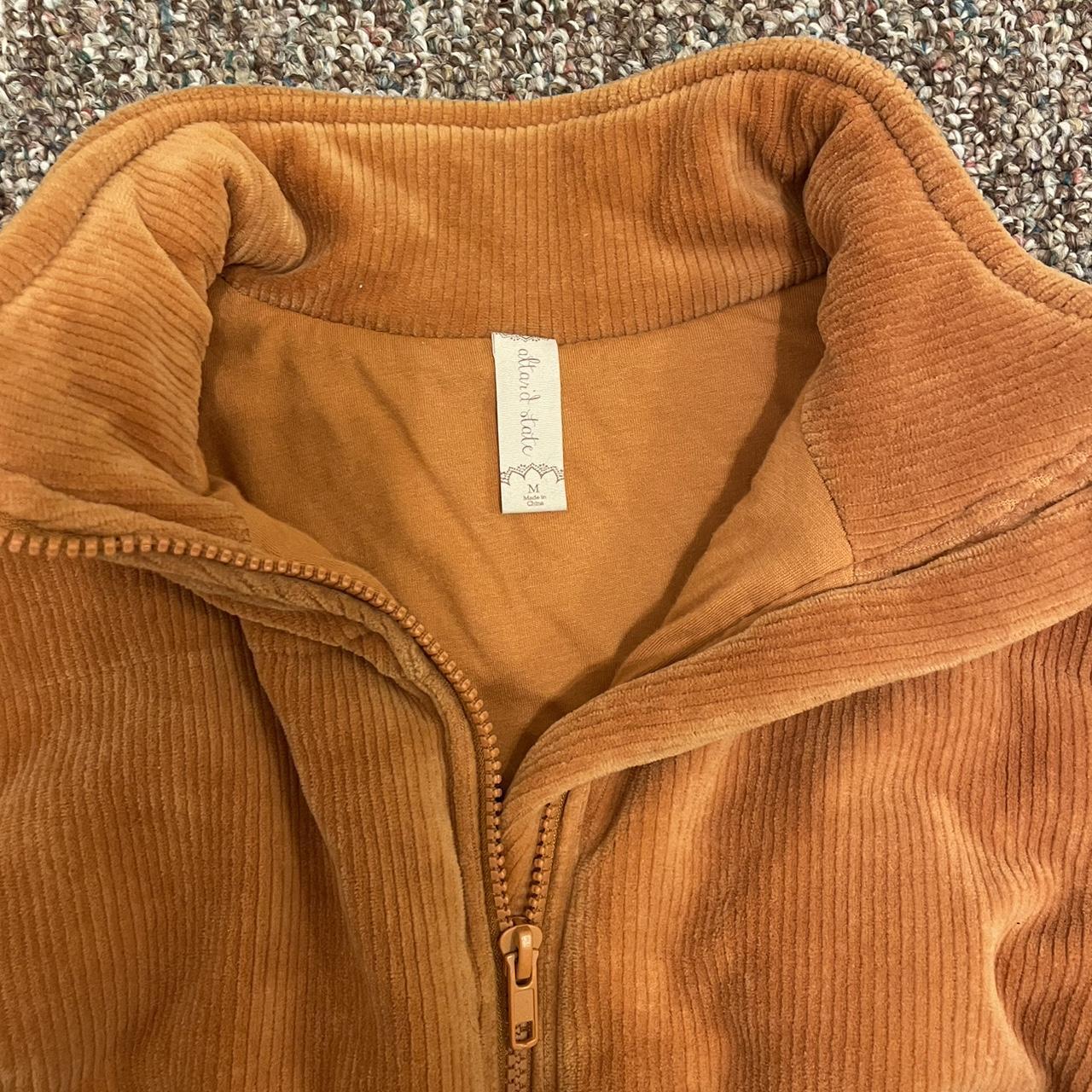Brandy Melville Women's Orange Jacket | Depop