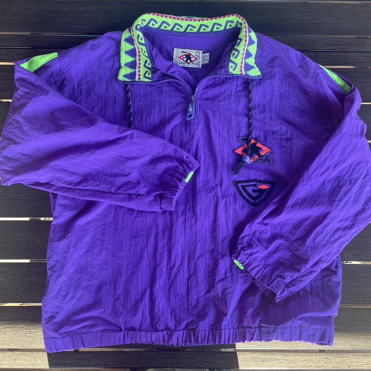 Incredible 80s/90s Style Gotcha Windbreaker -Men’s... - Depop