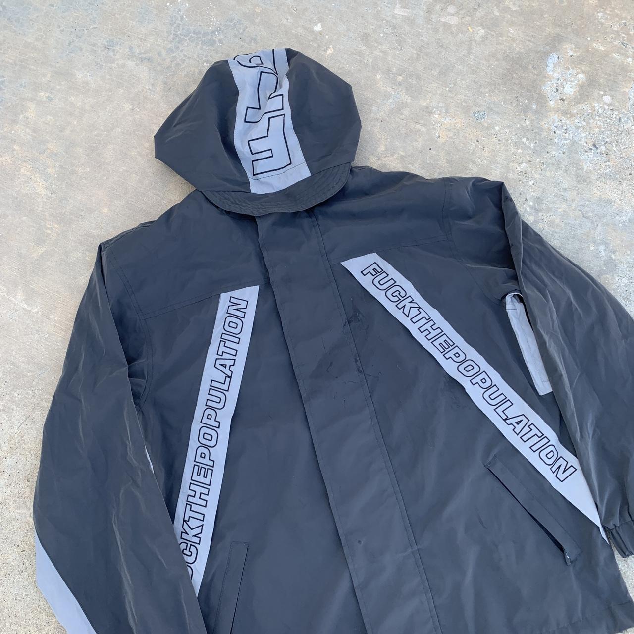 FTP Reflective Parka Jacket - FTP zip up reflective... - Depop