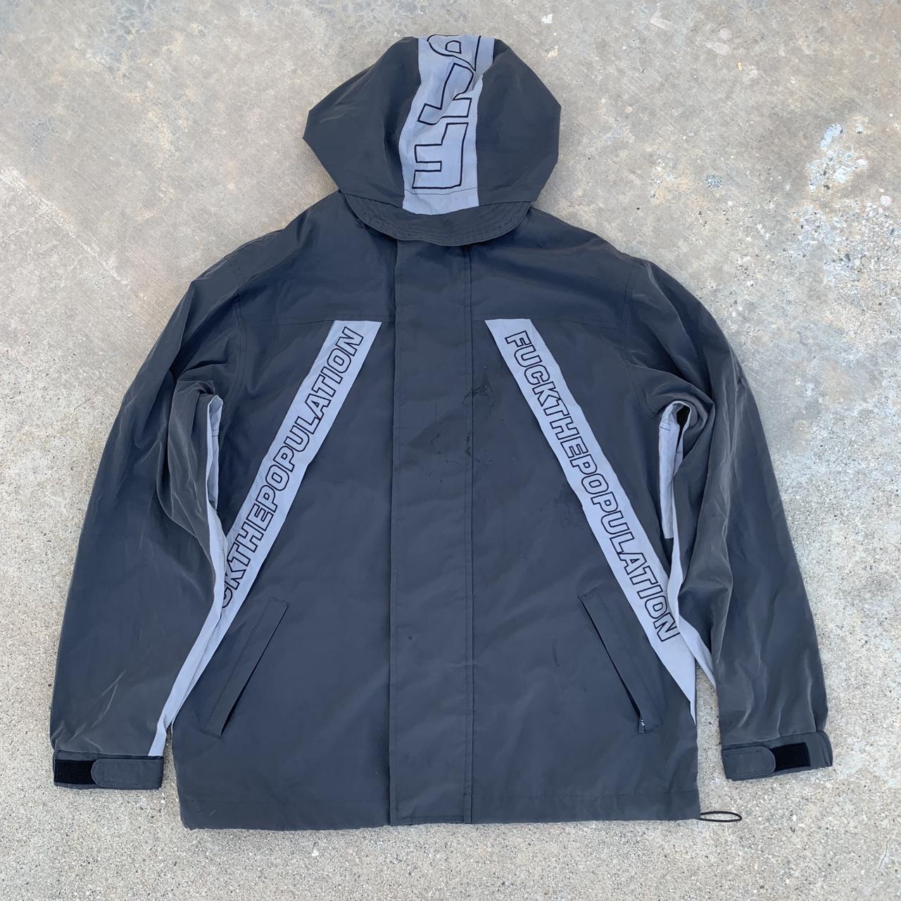 FTP Reflective Parka Jacket - FTP zip up reflective... - Depop