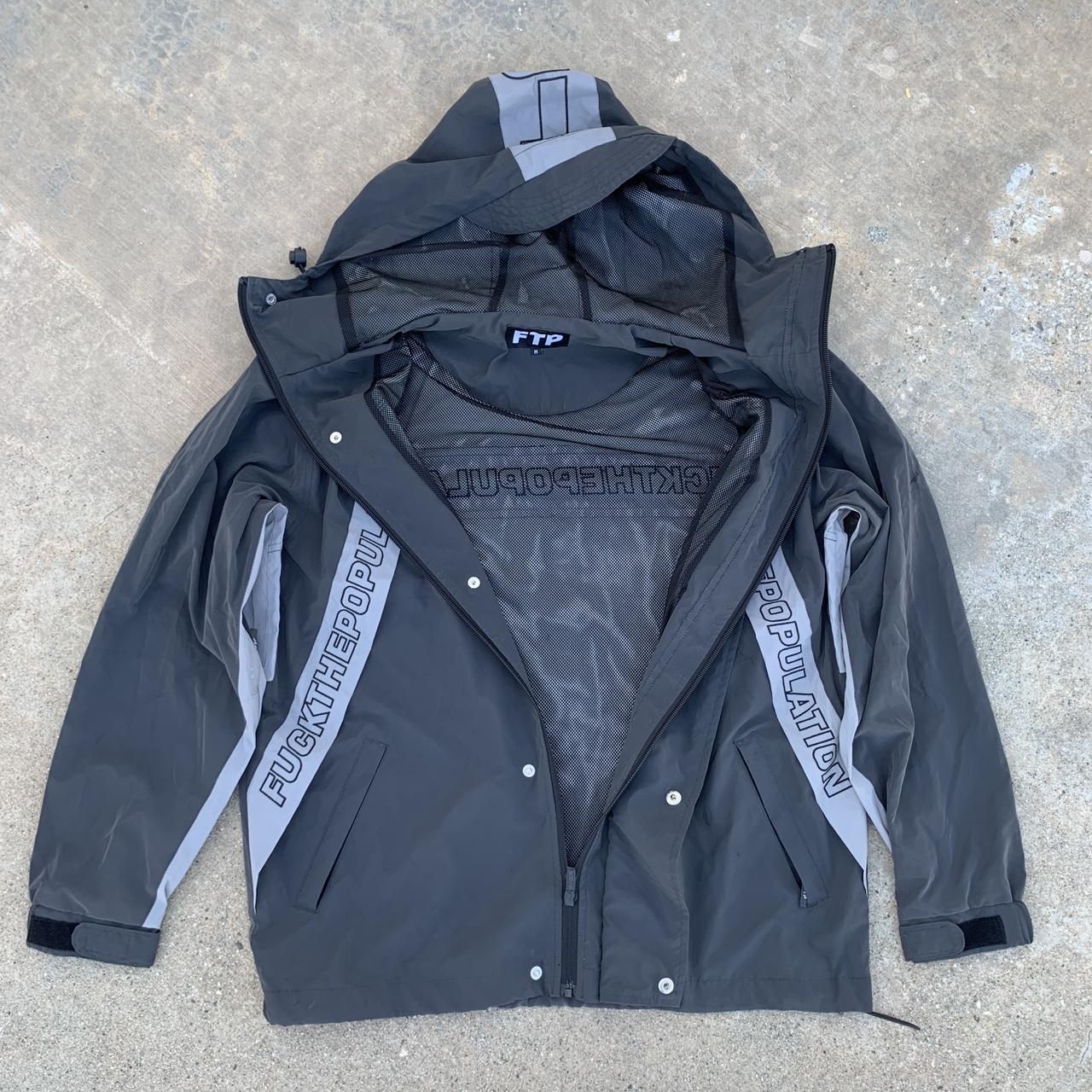 FTP Reflective Parka Jacket - FTP zip up reflective... - Depop
