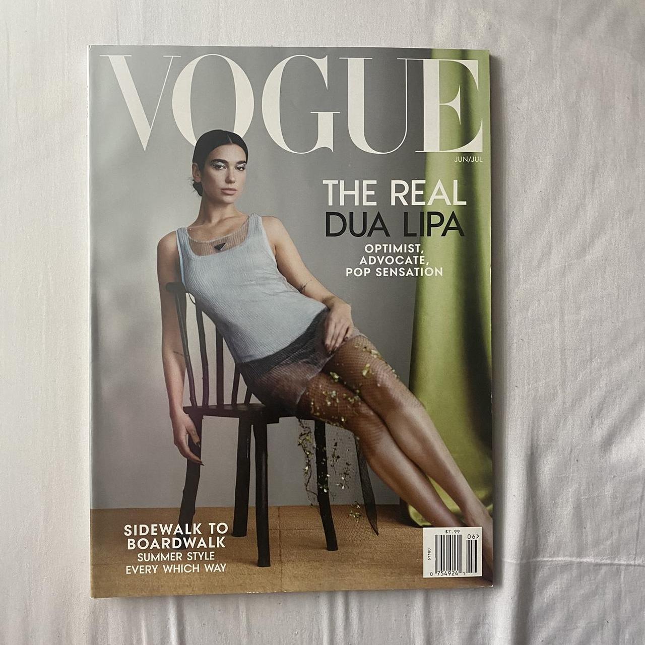 Vogue Dua Lipa Magazine DEPOP PAYMENTS ONLY 🌈... - Depop