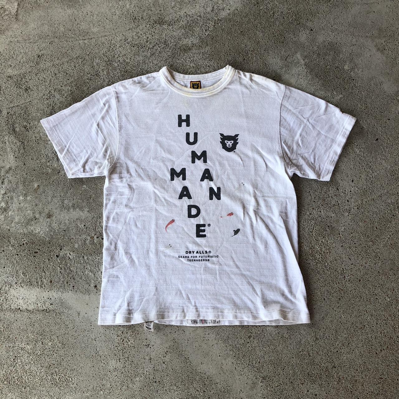 OG Human Made T shirt Yellowing on the neck area OG... - Depop