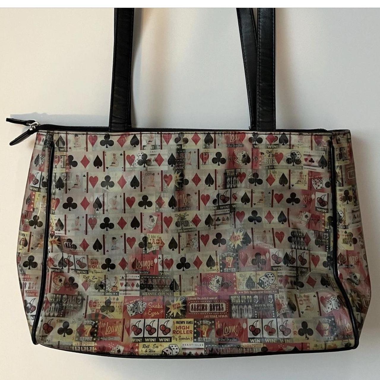 VINTAGE POKER THEME BAG - Depop