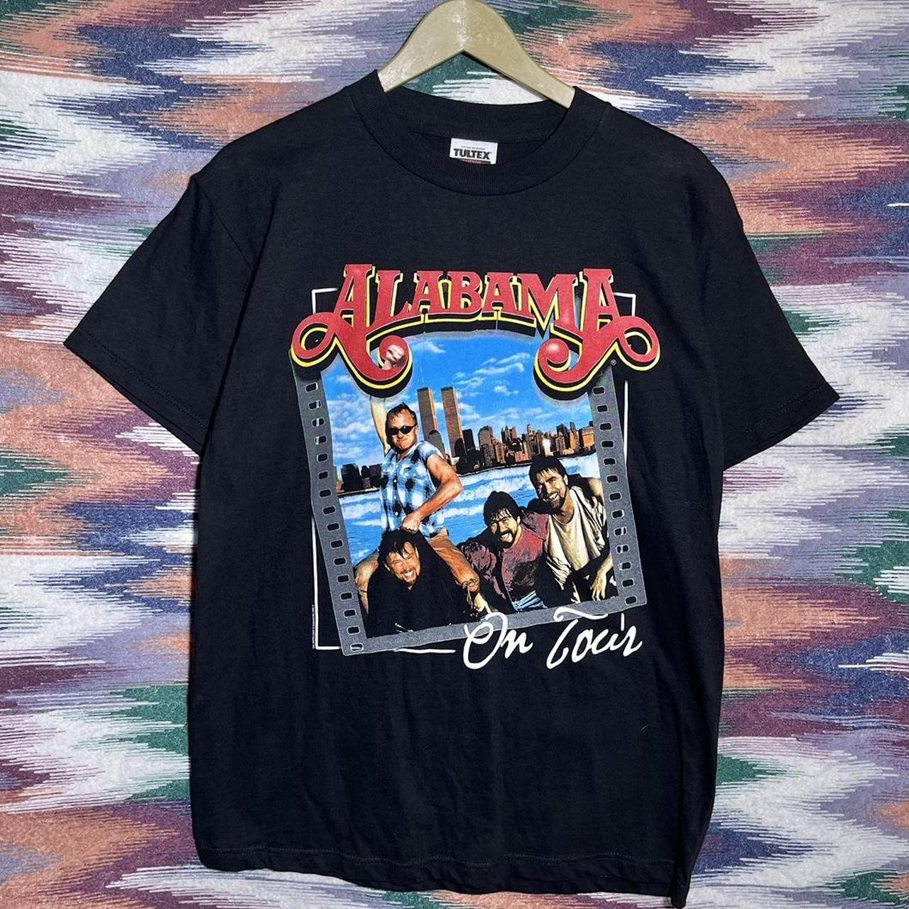 Vintage Alabama Shirt Alabama On Tour Band tee Made... - Depop