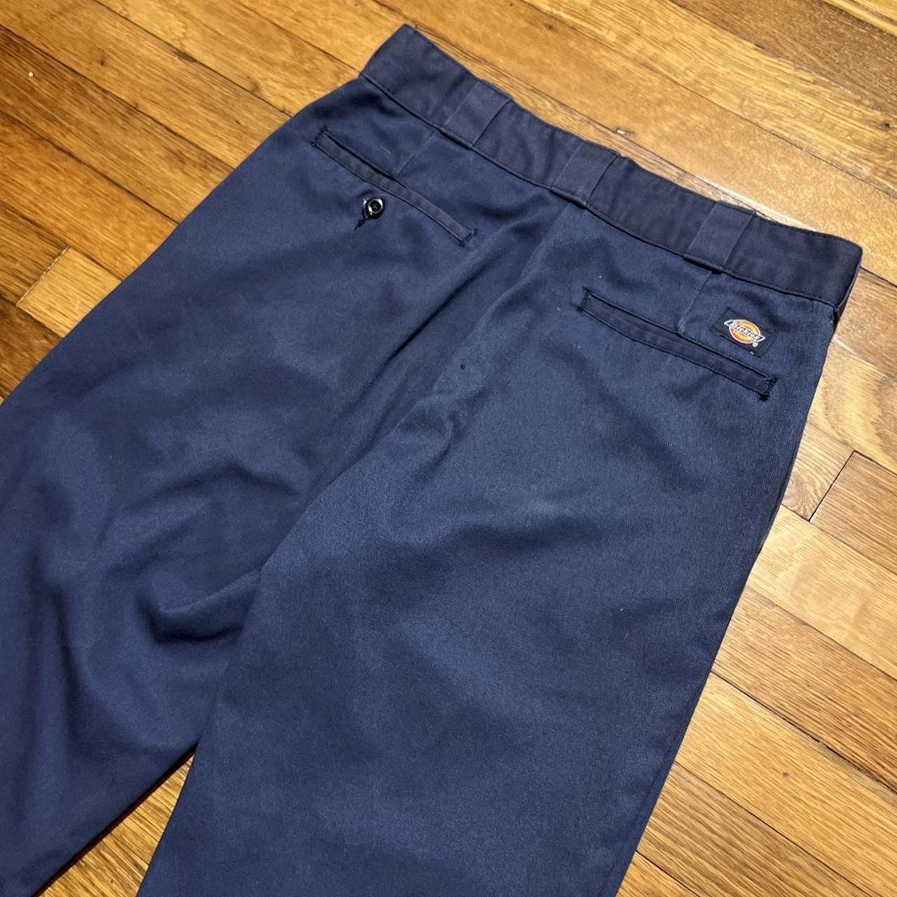 Vintage Dickies Pants 31x34 90s Navy Blue Dickies Depop