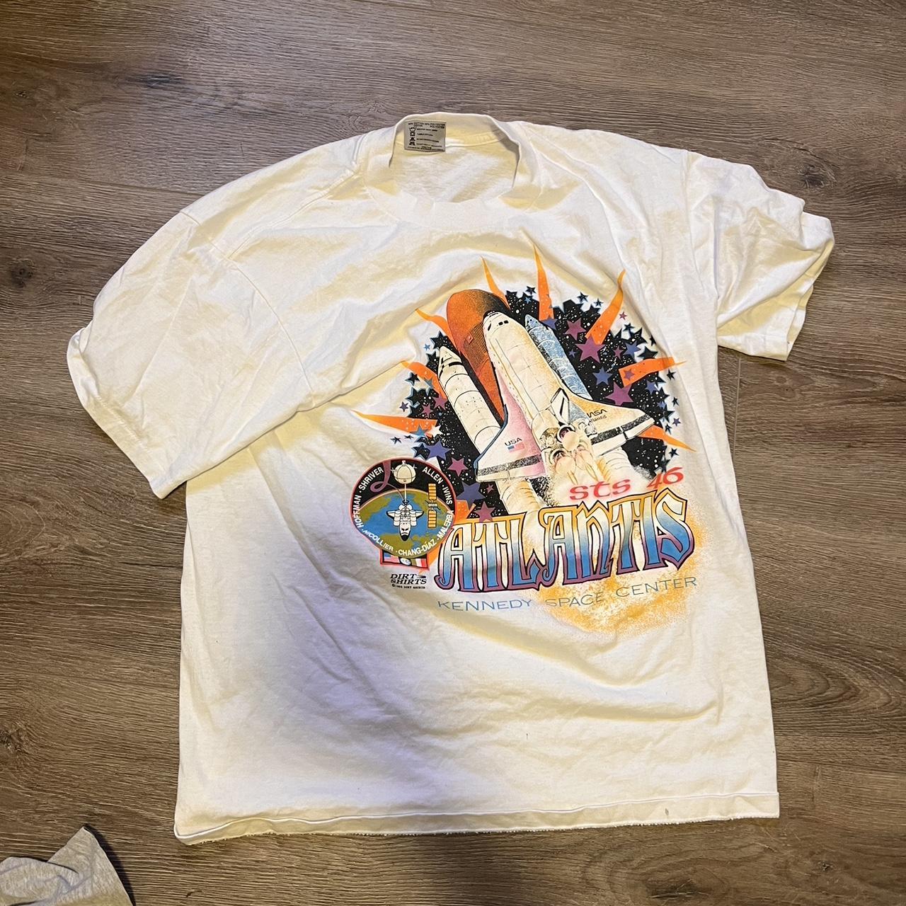 1992 Kennedy Space Center vintage Nasa T shirt... - Depop