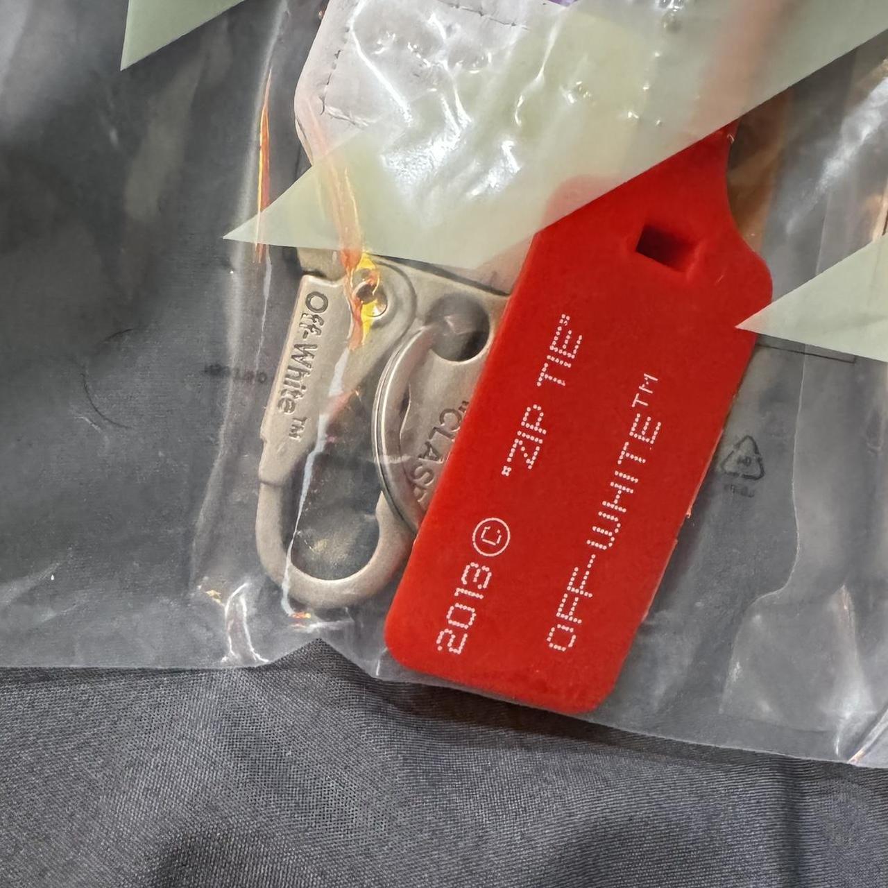 Off White Keychain Blue & Pink Keychain has been... - Depop
