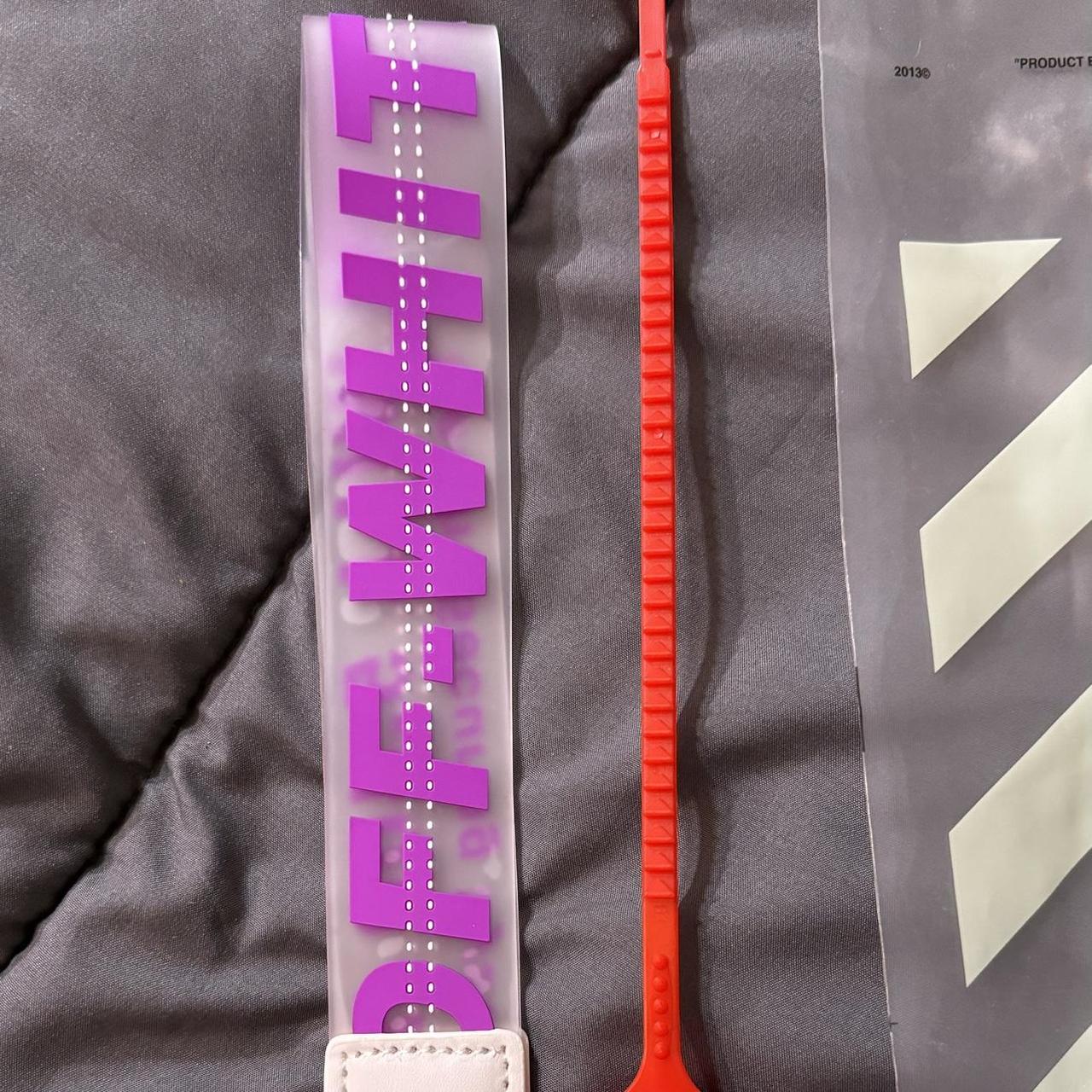 Off White Keychain Blue & Pink Keychain has been... - Depop