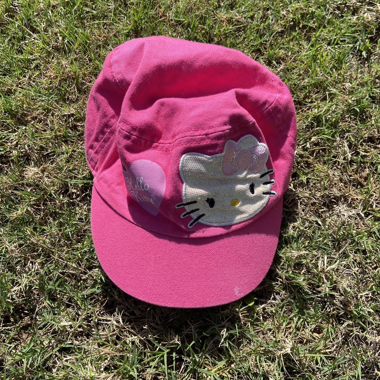 cute hello kitty hat 💕 #hellokitty #sanrio #hats - Depop