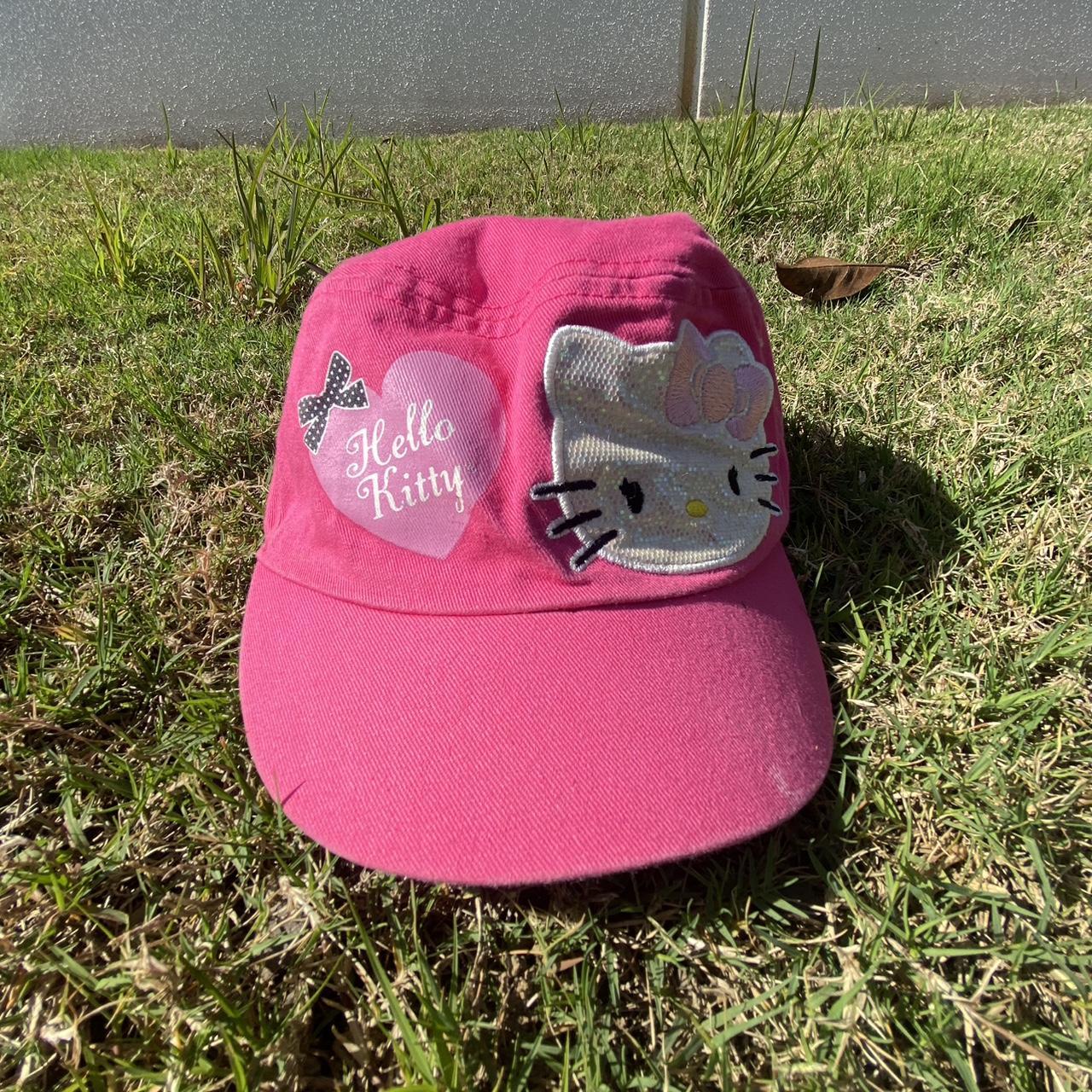cute hello kitty hat 💕 #hellokitty #sanrio #hats - Depop