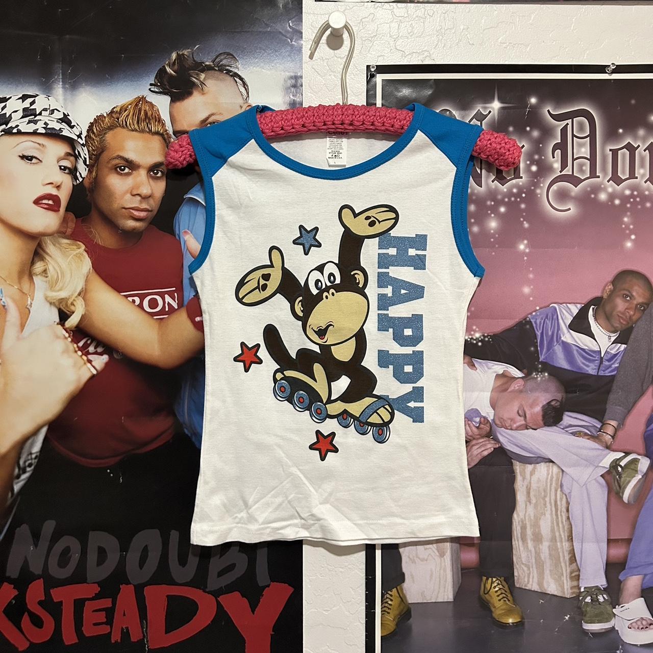 deadstock early 2000s y2k monkey skateboarding ... - Depop