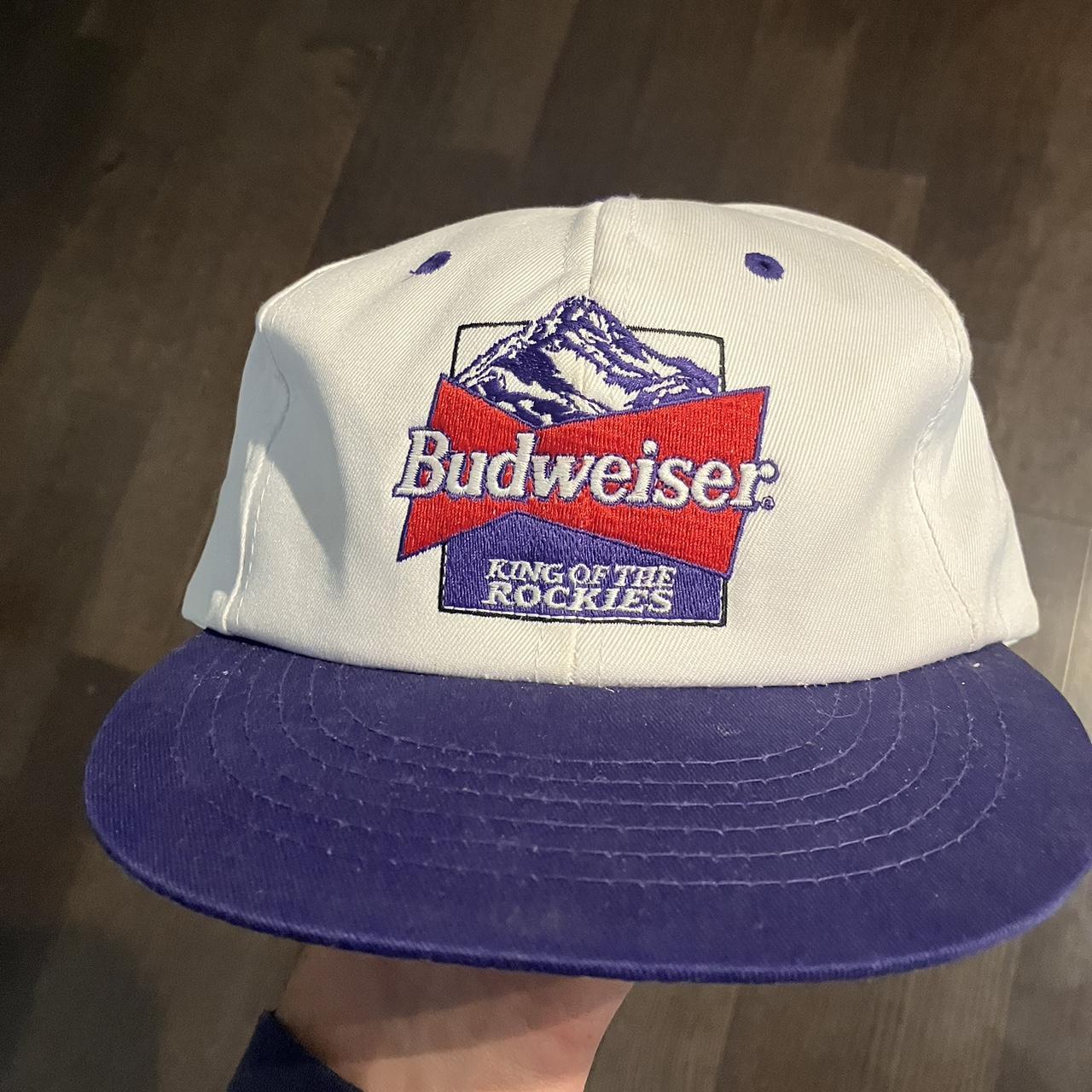 Super clean vintage 90s Budweiser snap back! This... - Depop