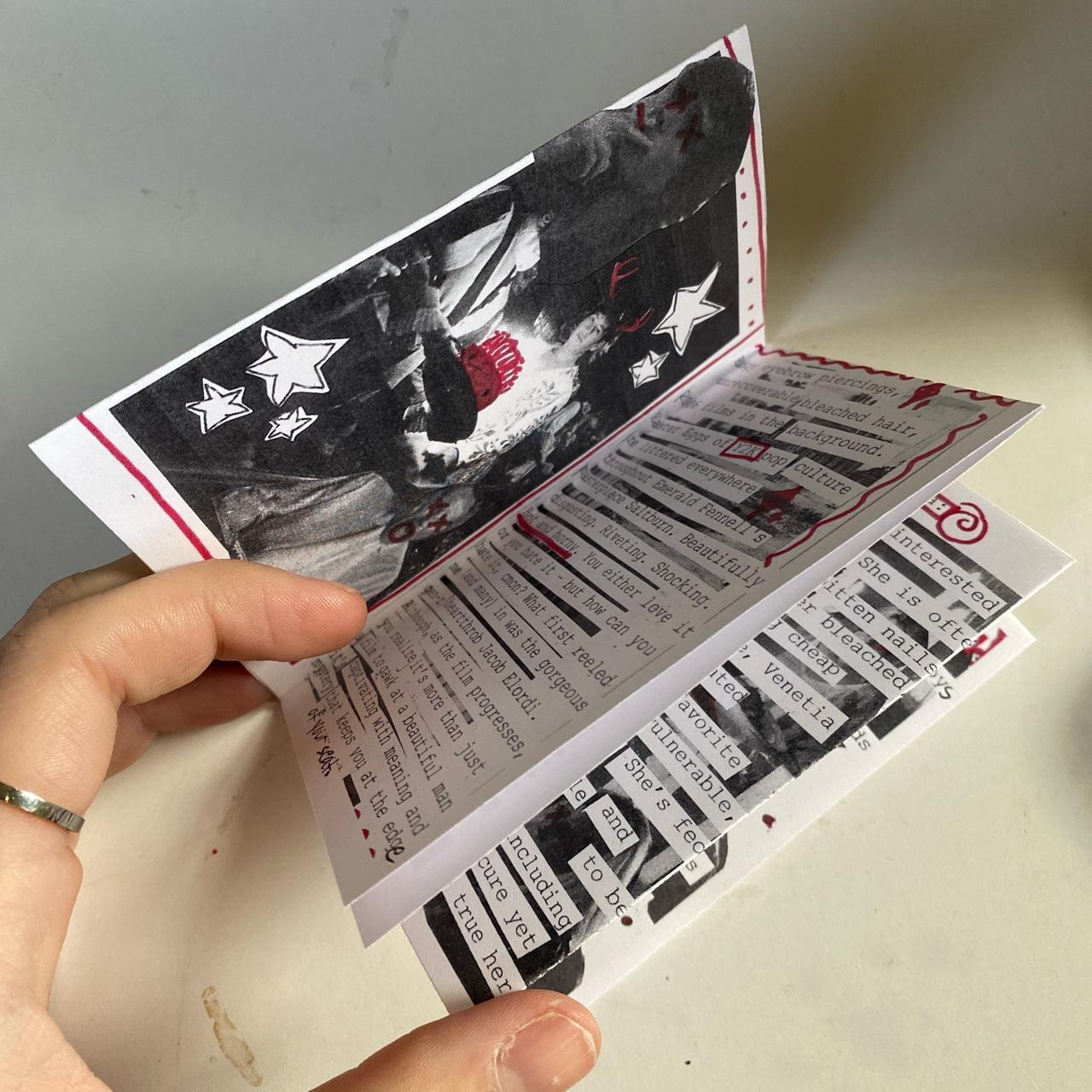 Saltburn fanzine! Mini zine hand made and collaged... - Depop