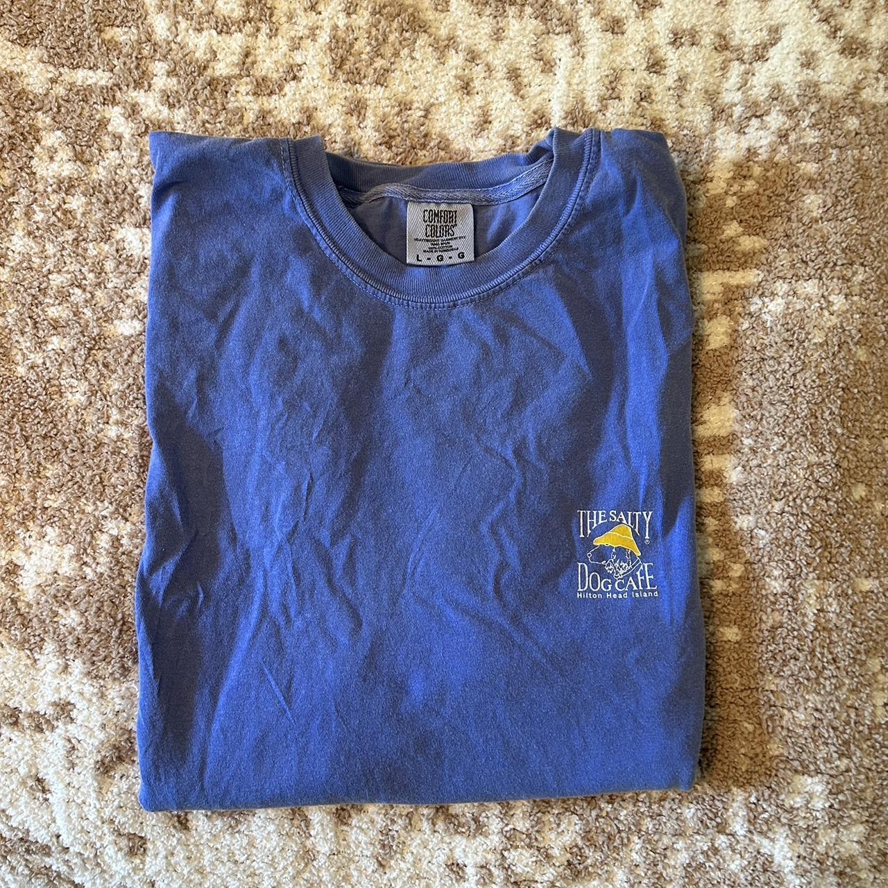 size large periwinkle comfort colors Salty Dog Cafe... - Depop