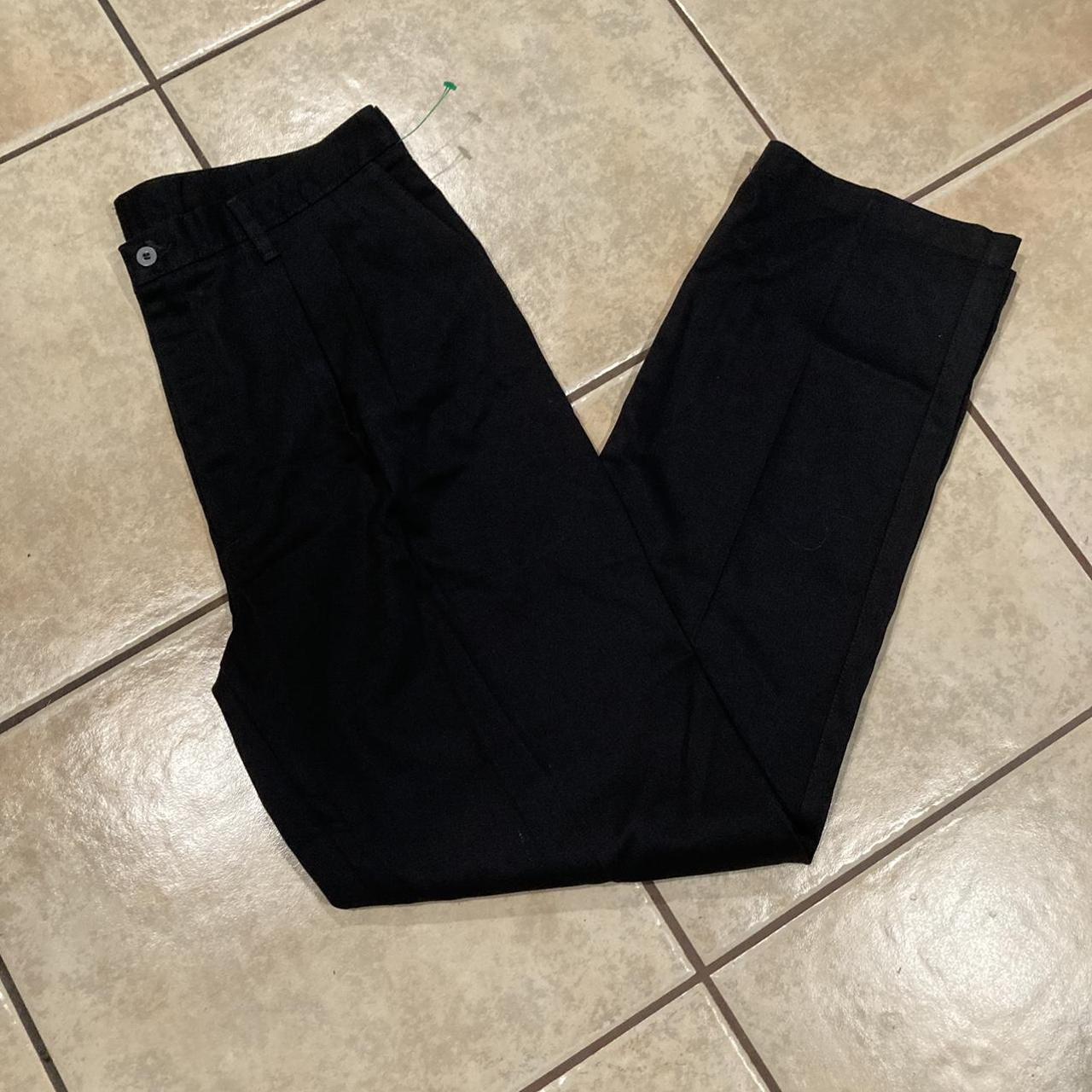 WRANGLER Riata Men's Black Pleated Denim Pants 36x34... - Depop