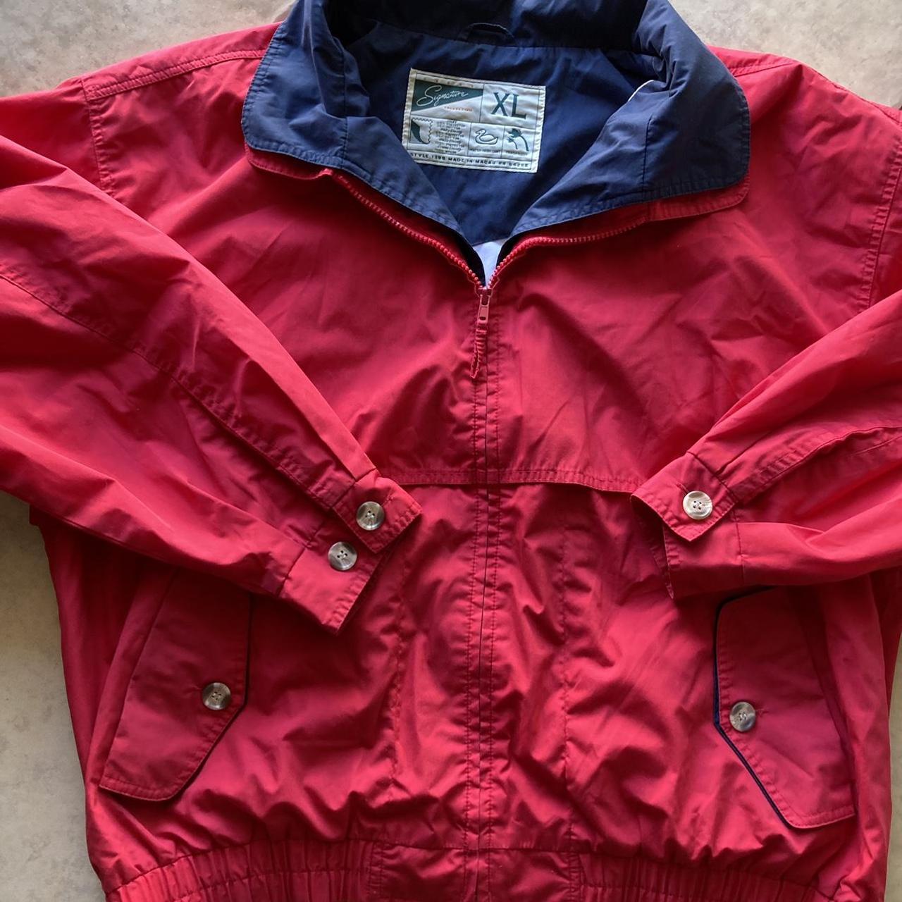 Vtg Crest Signature Vented Windbreaker Jacket... - Depop