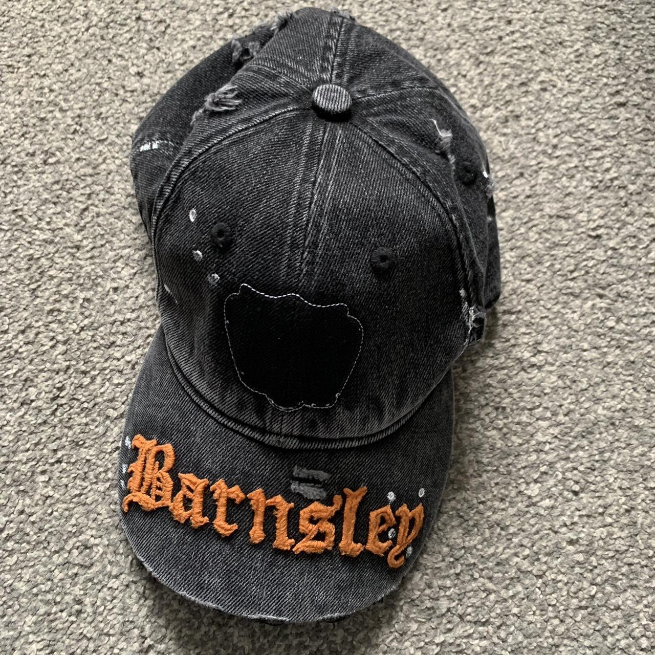 Martine Rose Barnsley Distressed Cap Black Size:... - Depop