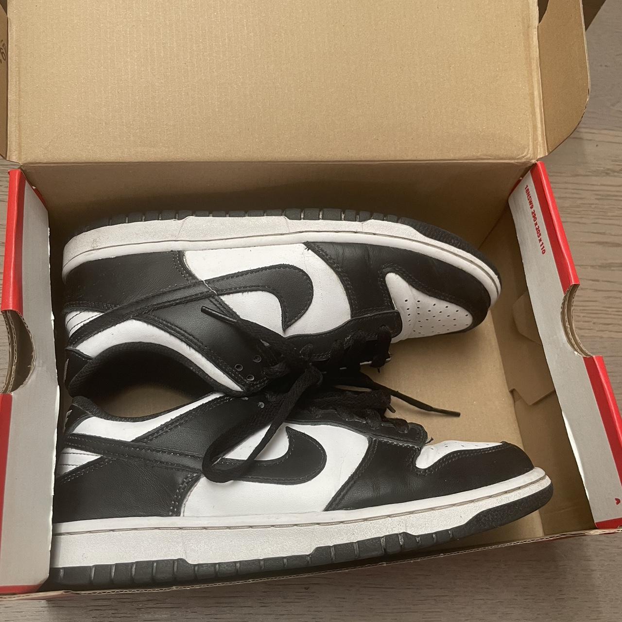 nike panda dunk lows slight scuff marks as... - Depop