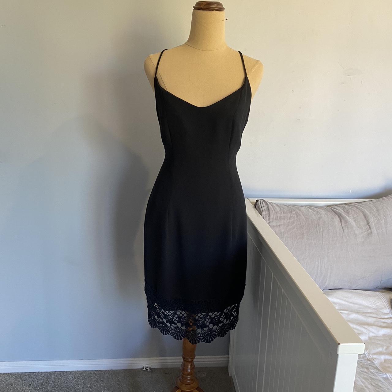 Vintage 90’s Robbie Cranfield LBD $40 + $12... - Depop