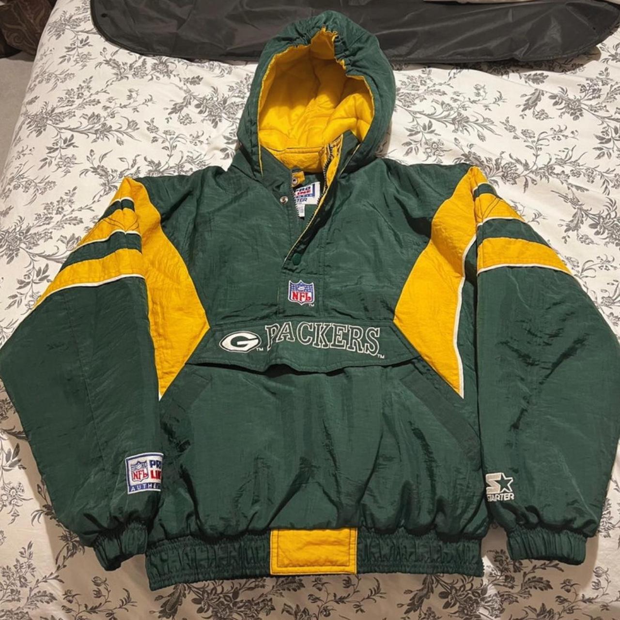 Vintage Starter NFL Pro Line Coat - Green Bay... | Depop