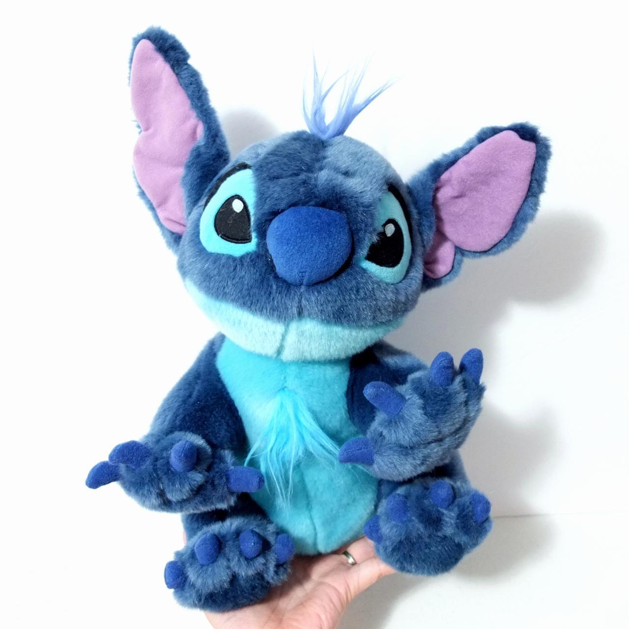 Disneystore Stitch furry alien plush, in very good... | Depop