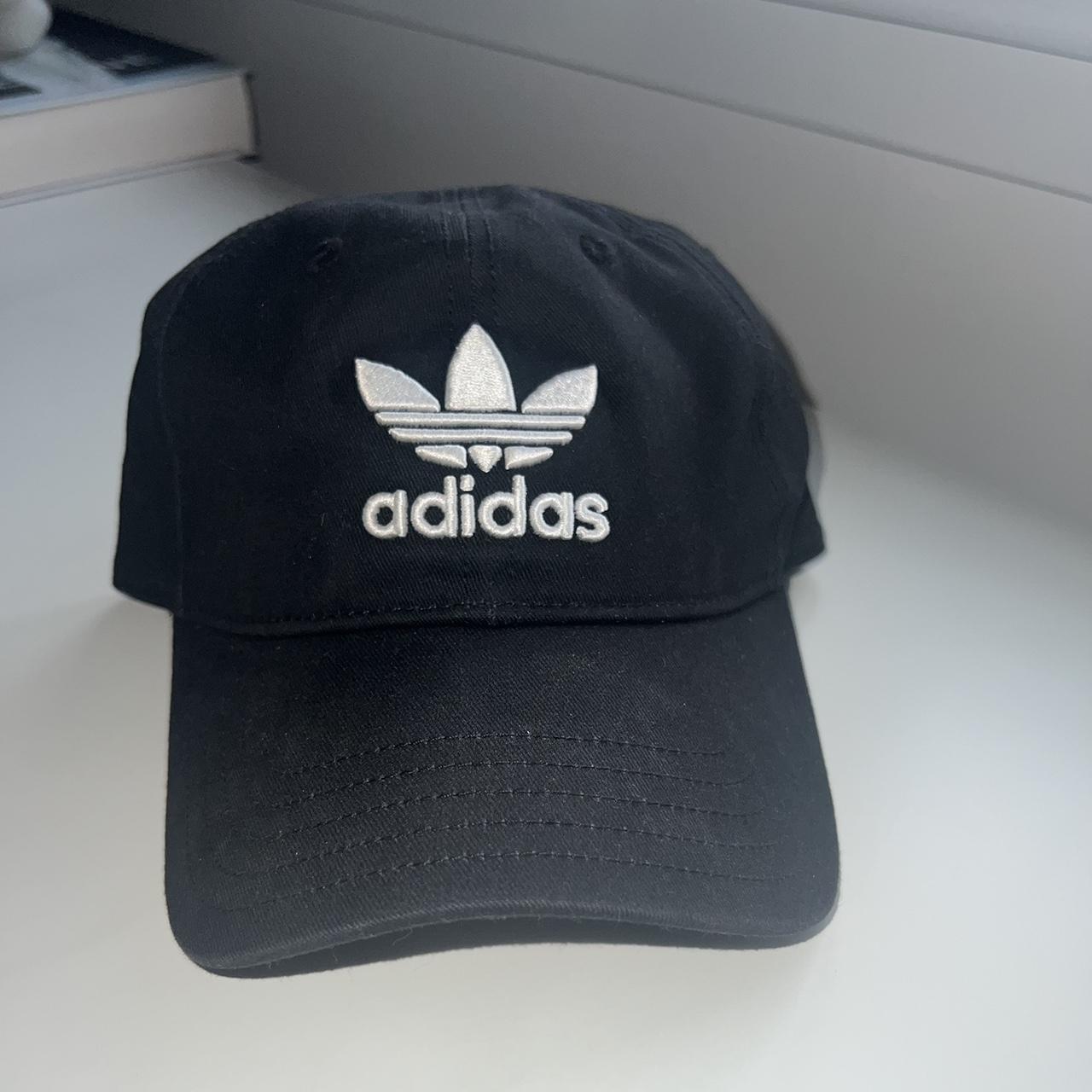 Black adidas skip cap - Depop