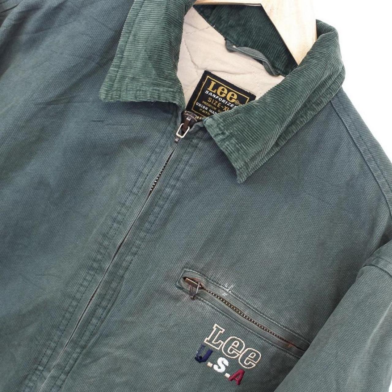 Vintage Lee Heavy Weight Bomber Jacket Zip does... - Depop