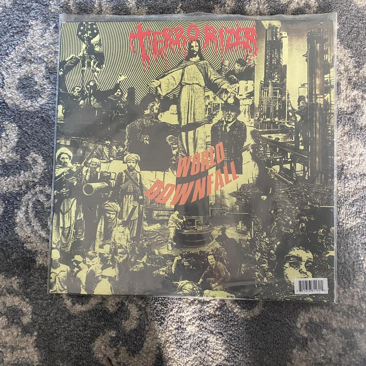 terrorizer - world downfall vinyl LP. very good... - Depop