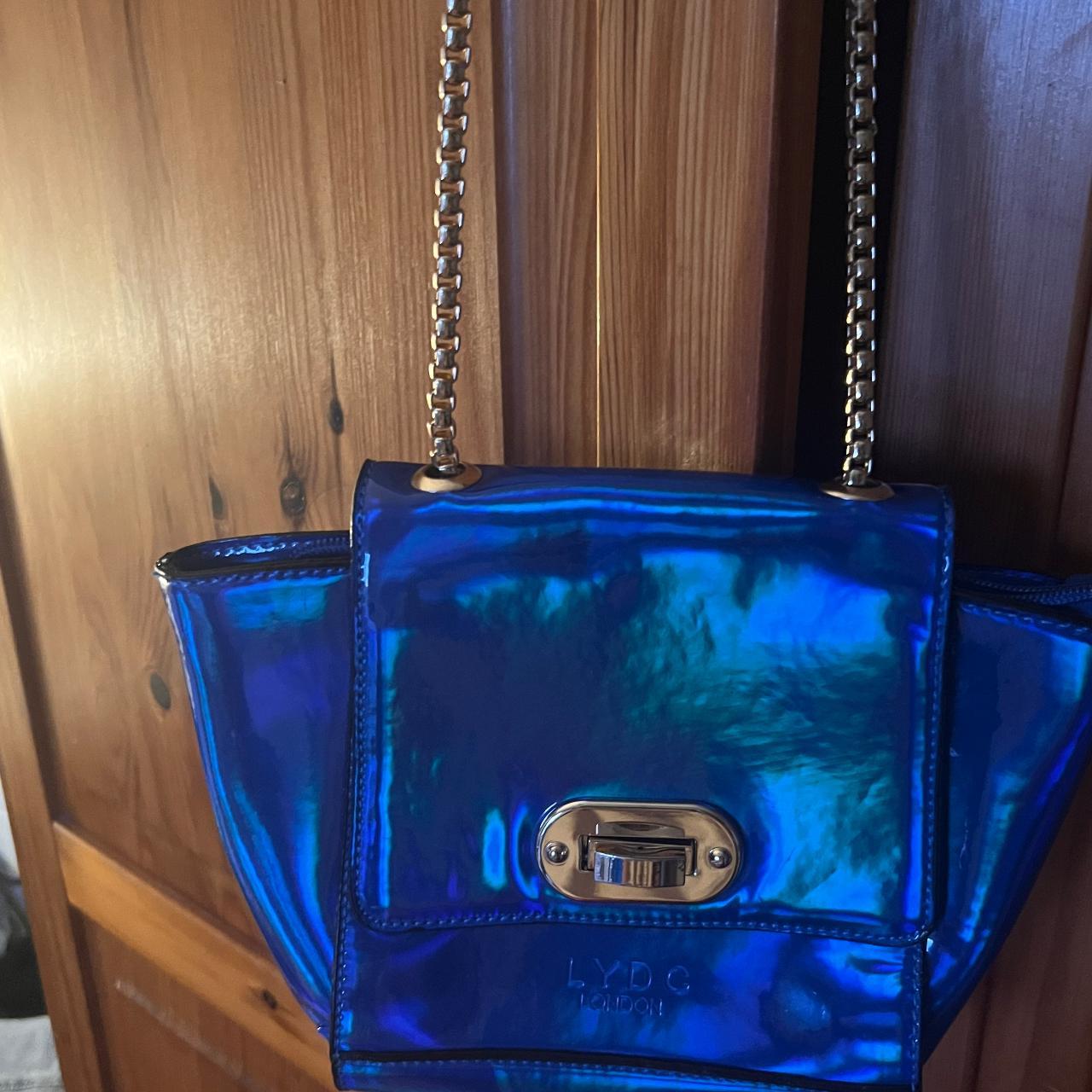 Blue chrome LYDC London bag This is a lovely blue... - Depop