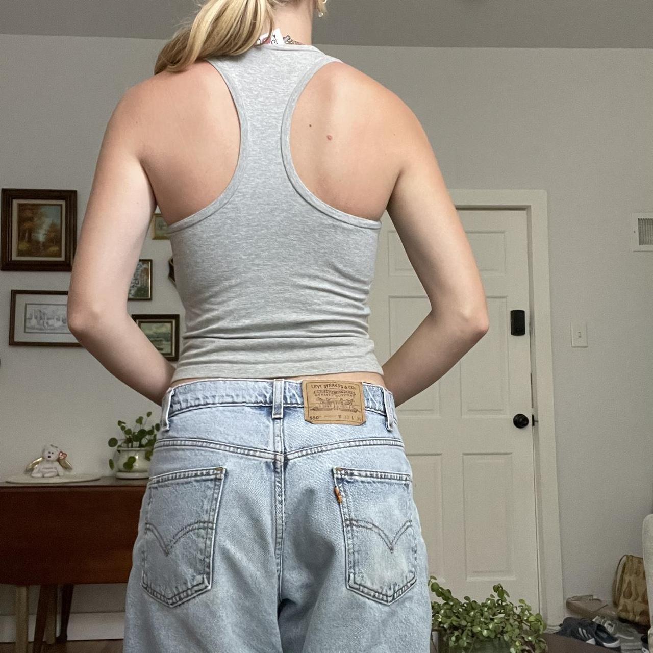 y2k grey tank #y2k #tank #grey #womens #summer - Depop