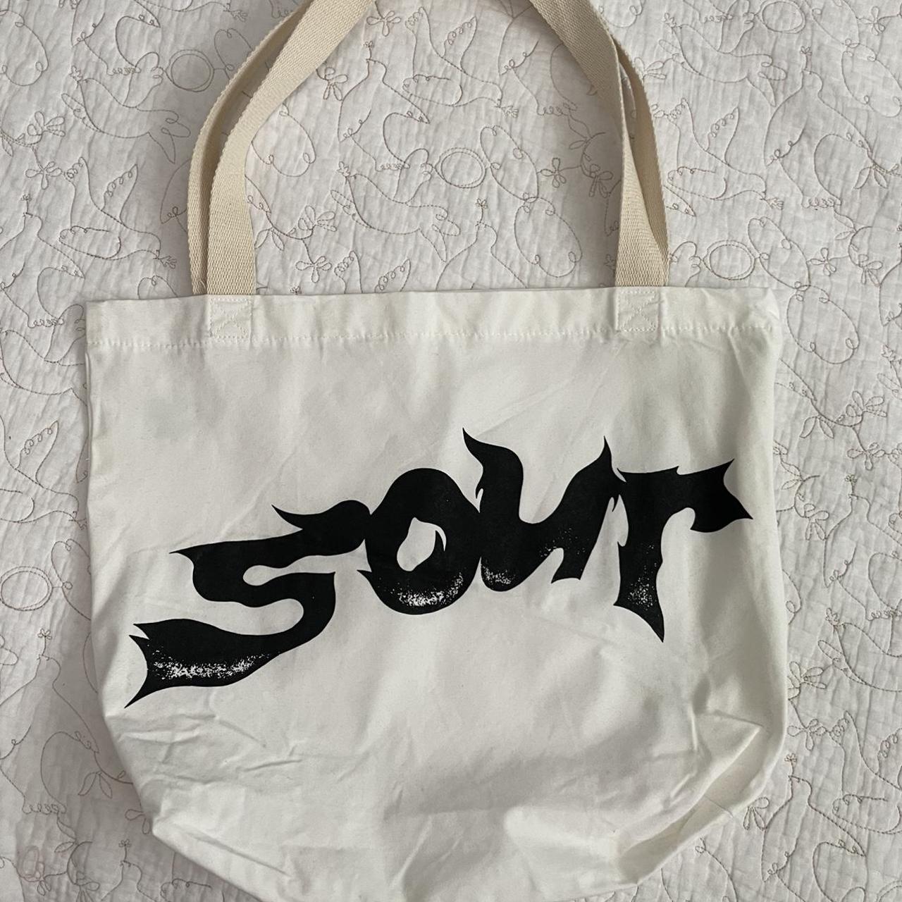 olivia rodrigo official sour tote bag merch ... - Depop