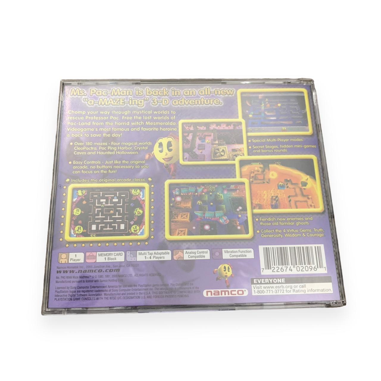 PlayStation 1 PS1 Ms. Pac Man Maze Madness Game Has... - Depop