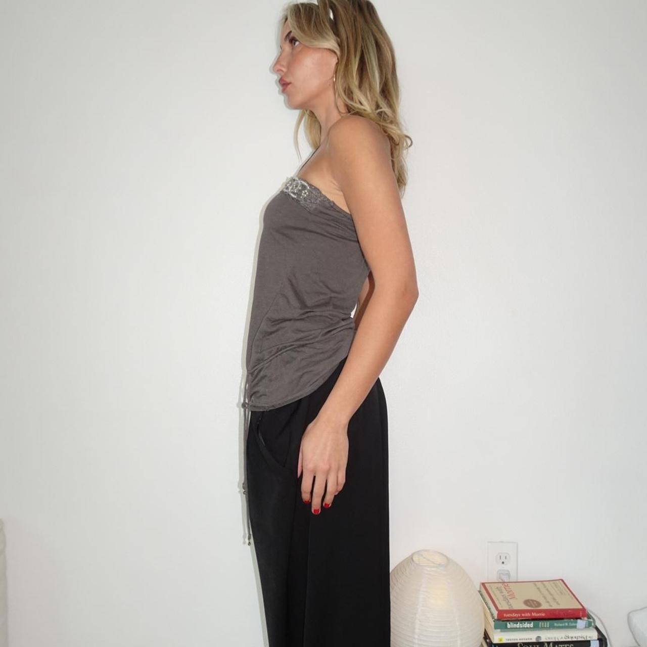 Indie drop waist halter top best fits size: model... - Depop