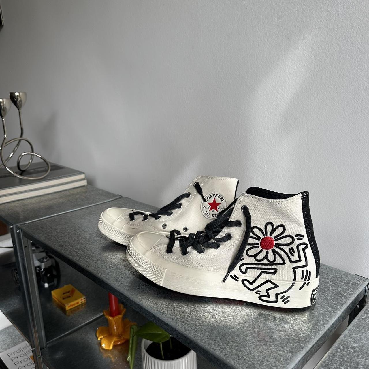 Keith Haring x Converse chuck taylor all star 70... - Depop