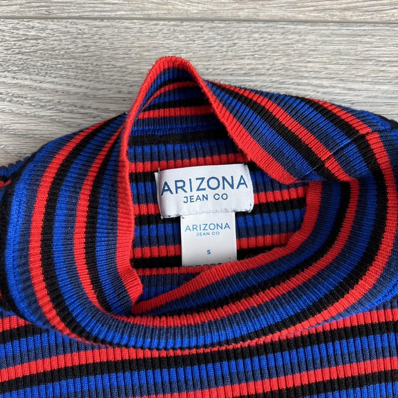 Arizona Women's Blue and Red Jumper | Depop